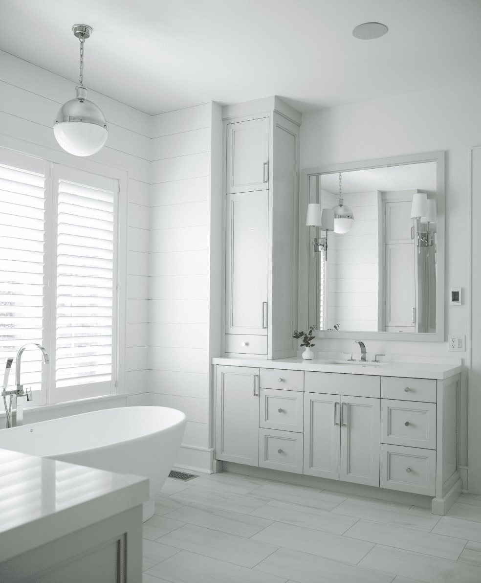 "Modern Hillside" - Coastal interior design project - GLDESIGN